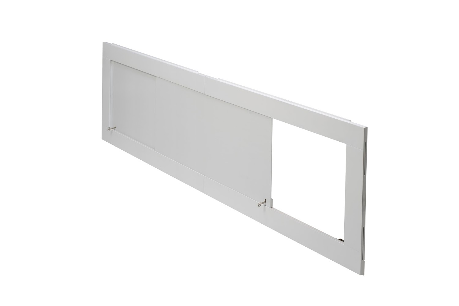 Croydex Unfold 'N' Fit White Front Side Bath Panel 1680mm & Lockable ...