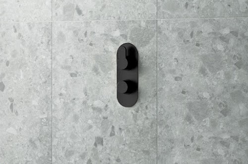 Bathroom Thermostatic Shower Mixer Concealed Valve Single Outlet Matt ...