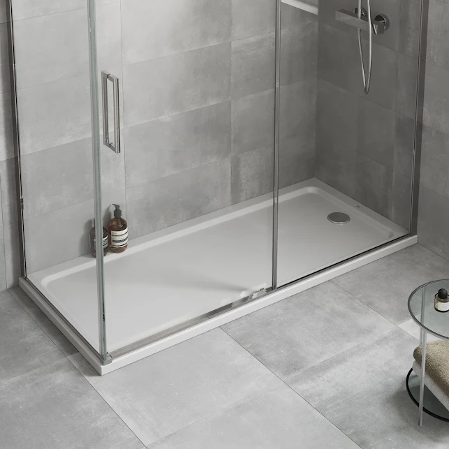 Mira Flight Low Rectangular Shower Tray - 1500 x 700mm 0 Upstands