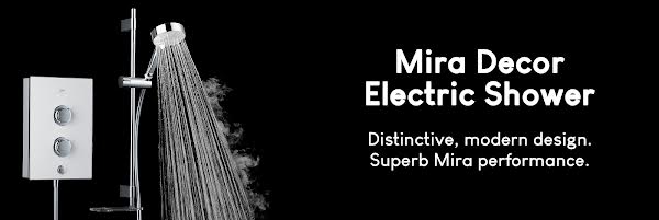 Mira Decor Electric Shower - 8.5kW White