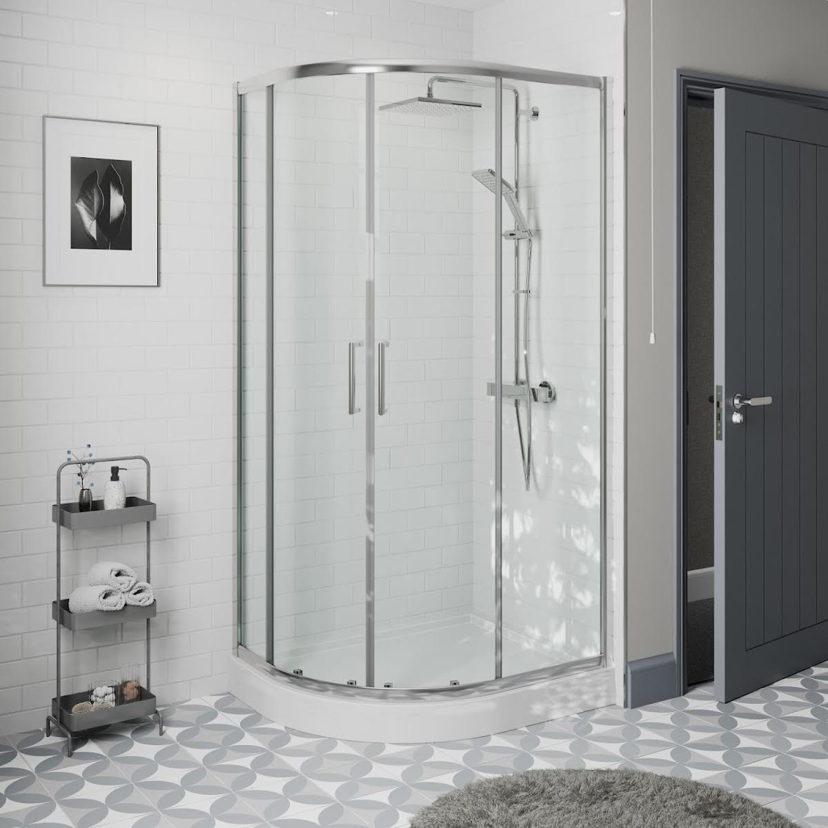 Offset Quadrant Shower Enclosures - Plumbworld