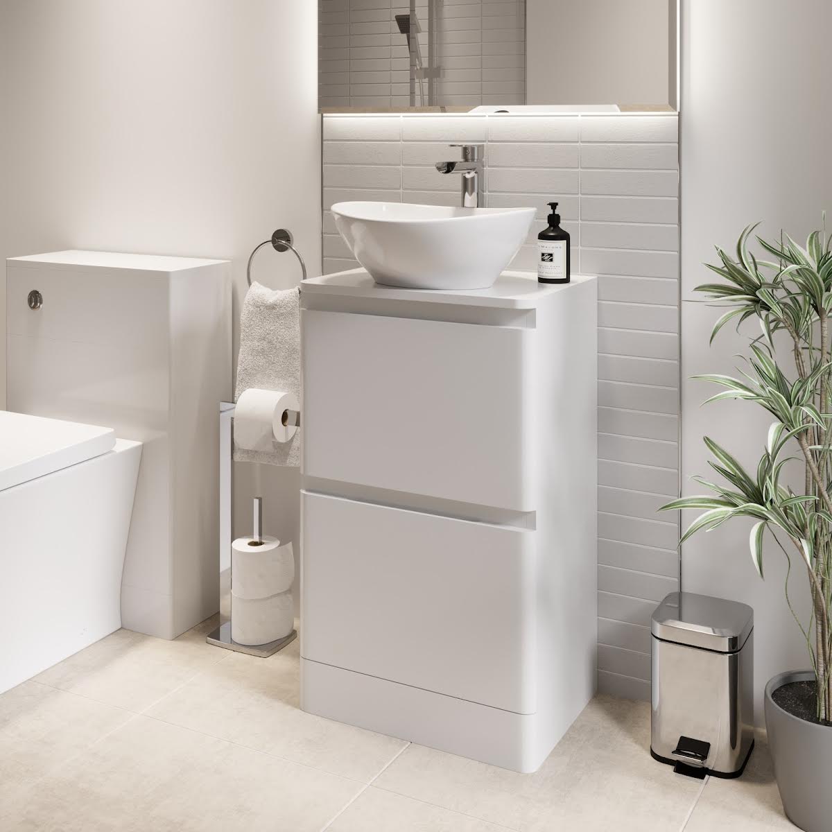 Freestanding Vanity Units - Plumbworld