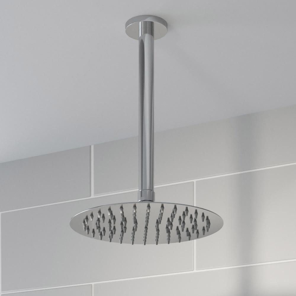 Essentials Concealed Stick Shower with Ceiling Mounted Fixed Shower Head