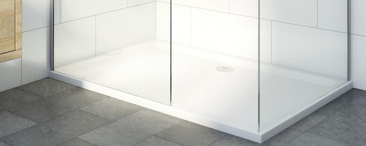 Diamond Walk In Shower Screens with 1700 x 900mm Tray - 8mm Chrome