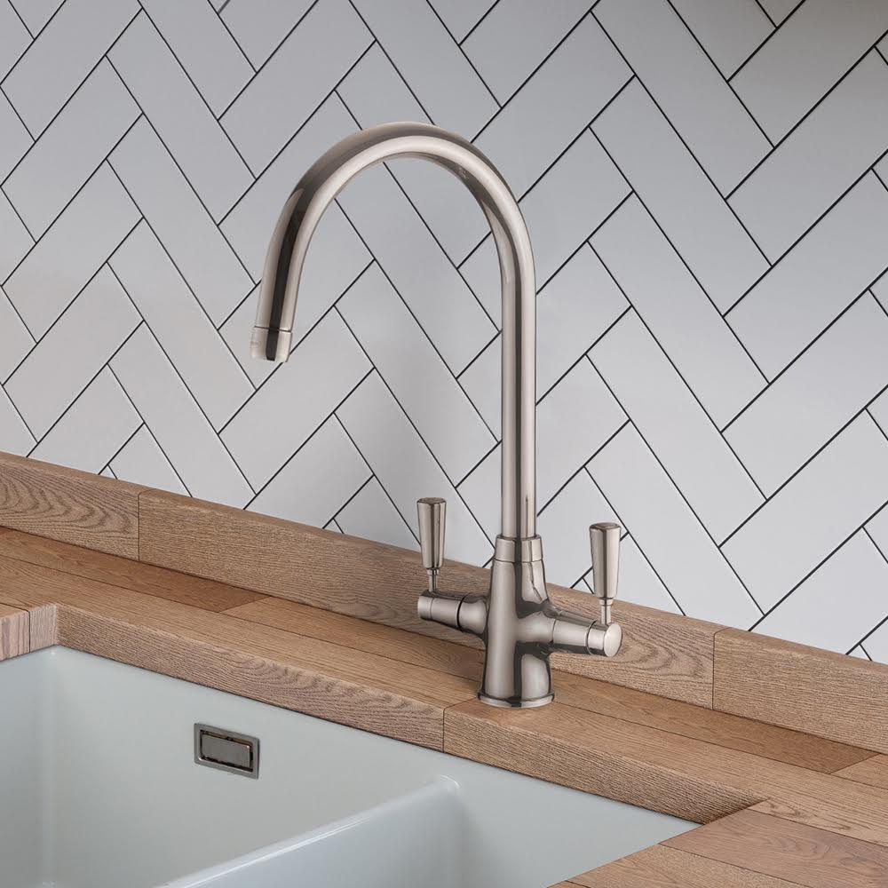 Brushed Kitchen Taps - Plumbworld