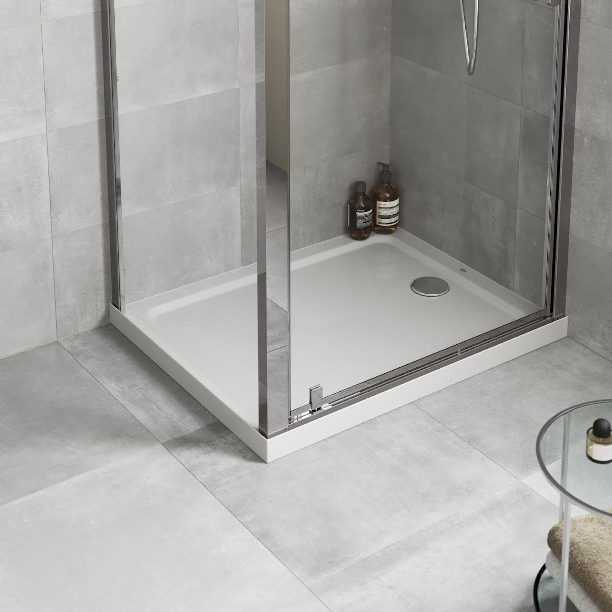 Non Slip Rectangular Shower Trays - Plumbworld