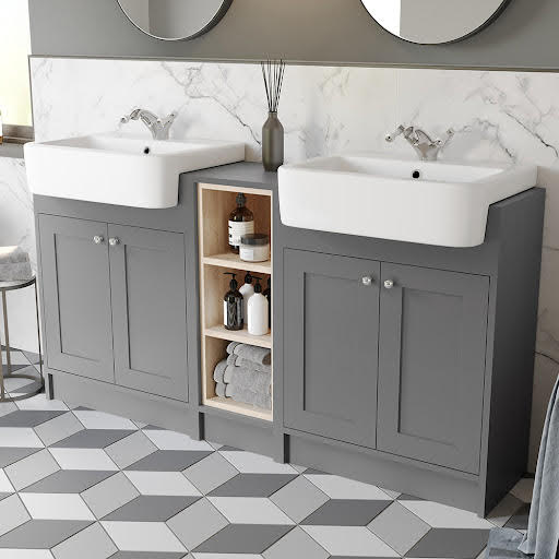 Double Vanity Units - Plumbworld