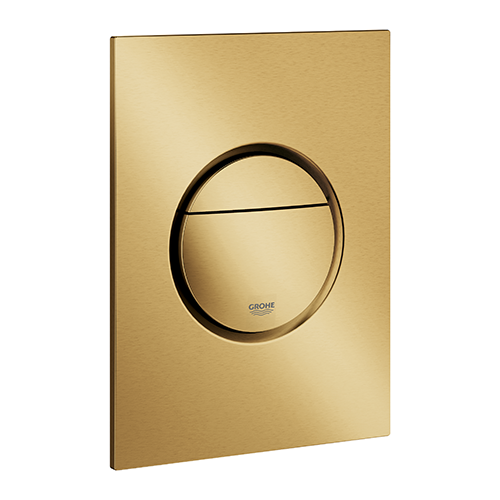 Grohe Nova Cosmopolitan S Flush Plate – Brushed Cool Sunrise 37601GN0