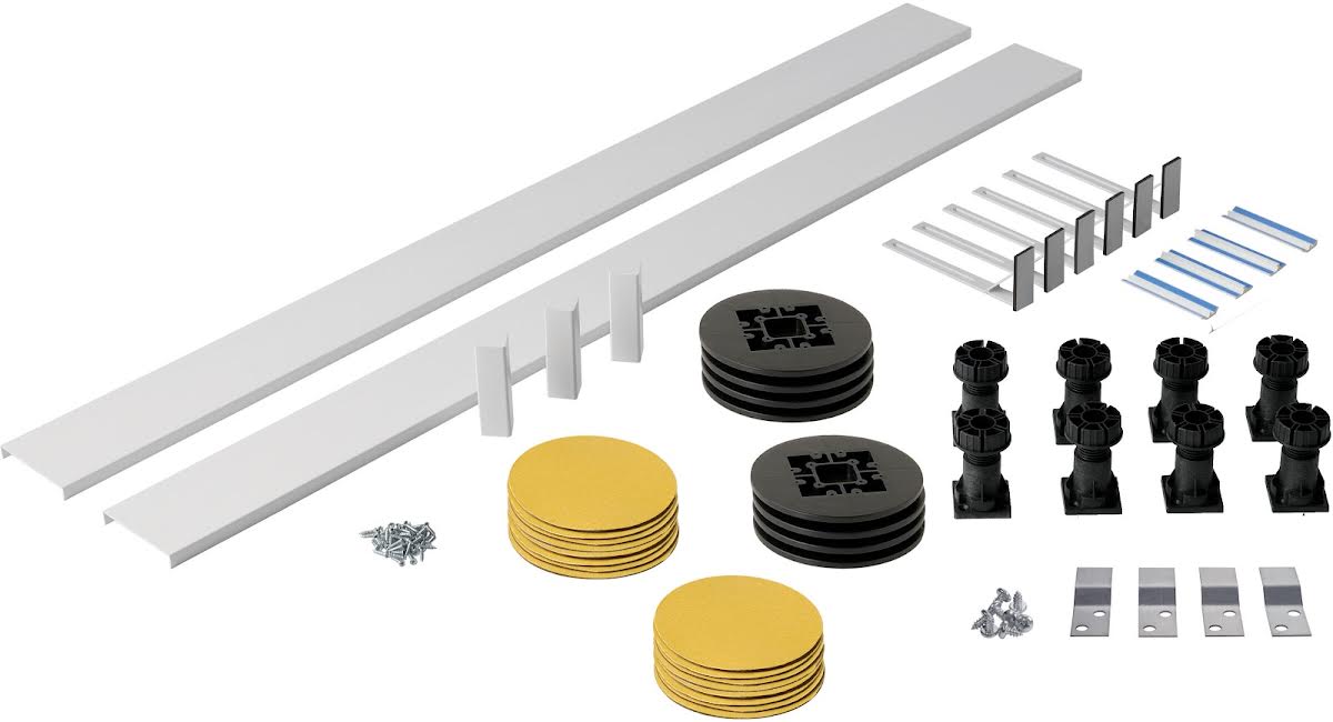 Podium Easy Plumb Panel Riser Kit for Square and Rectangle Shower