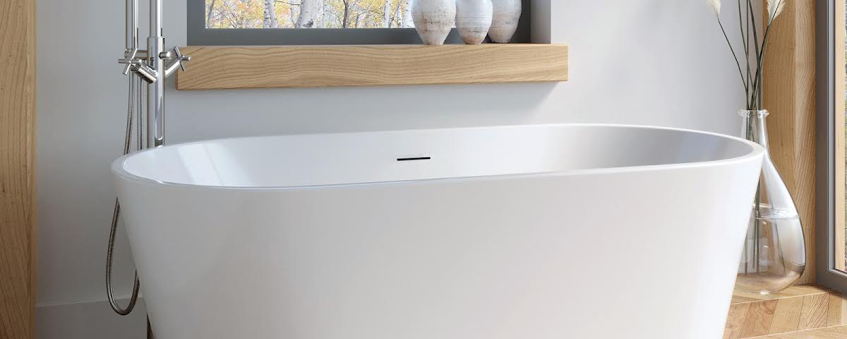 Affine Deluxe Luxury Freestanding Bath 1685 x 804mm Affine Deluxe Luxury Freestanding Bath 1685 x 804mm