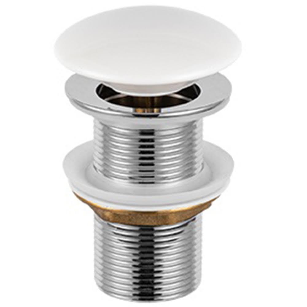 Architeckt Unslotted Pop Up Basin Waste - Gloss White