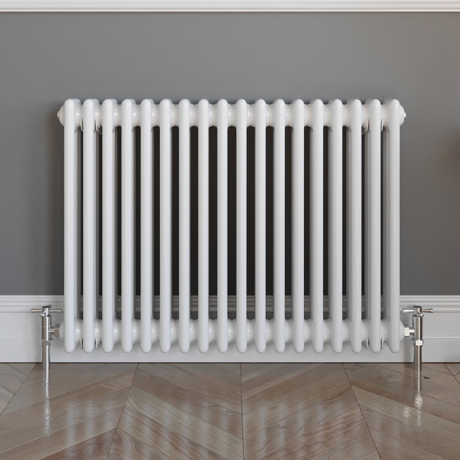 Traditional Classic Colosseum Horizontal Triple Bar Radiator 600 x ...