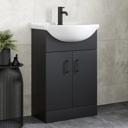 Black Bathroom Vanity Units - Plumbworld
