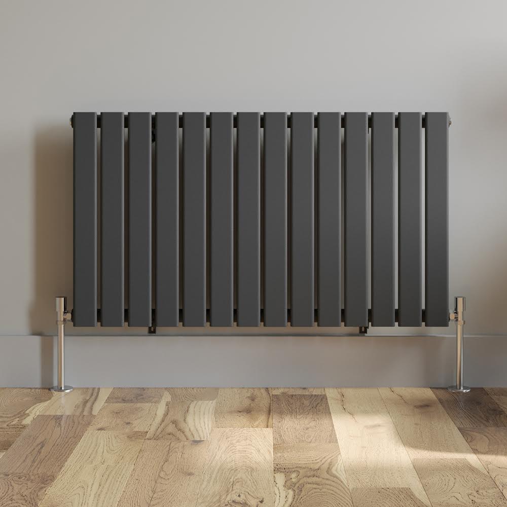 DuraTherm Horizontal Single Flat Panel Designer Radiator - 600 x 1060mm ...