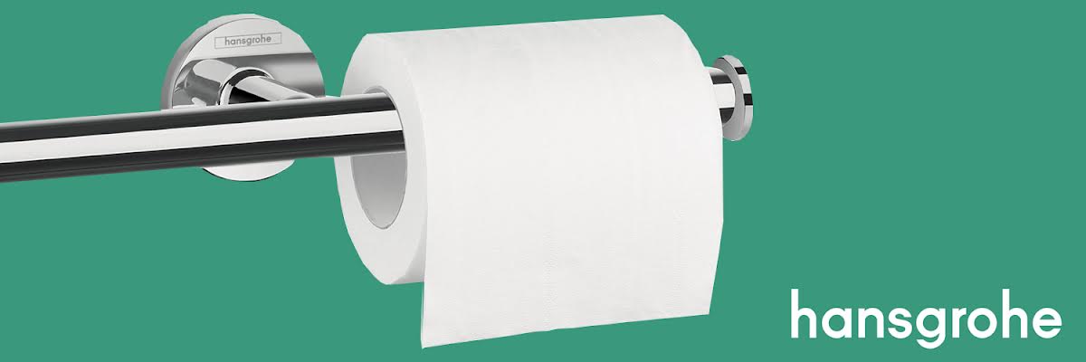 Hansgrohe Logis Universal Double Toilet Roll Holder Chrome - 41717000