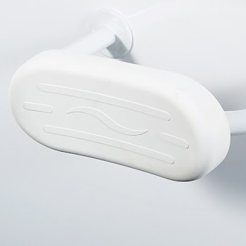 NymaCARE Bathroom Toilet Back Rest Polished Steel Disabled Elderly Doc M