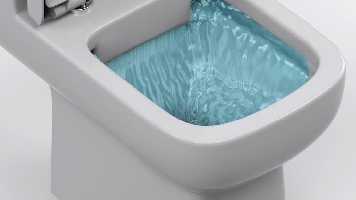 Ceramica Tivoli Short Proj Rimless Close Coupled Toilet & Seat