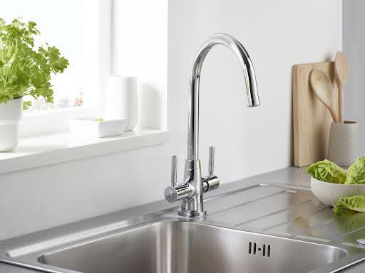 Bristan Monza Easyfit Kitchen Mixer Tap - Chrome - MZ SNK EF C