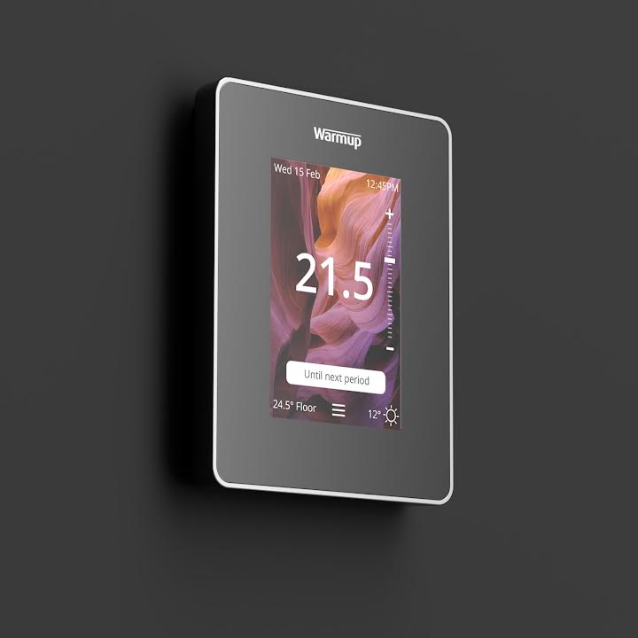 Warmup 6iE WiFi Thermostat Controller Onyx Black - 6IE-01-OB-DC