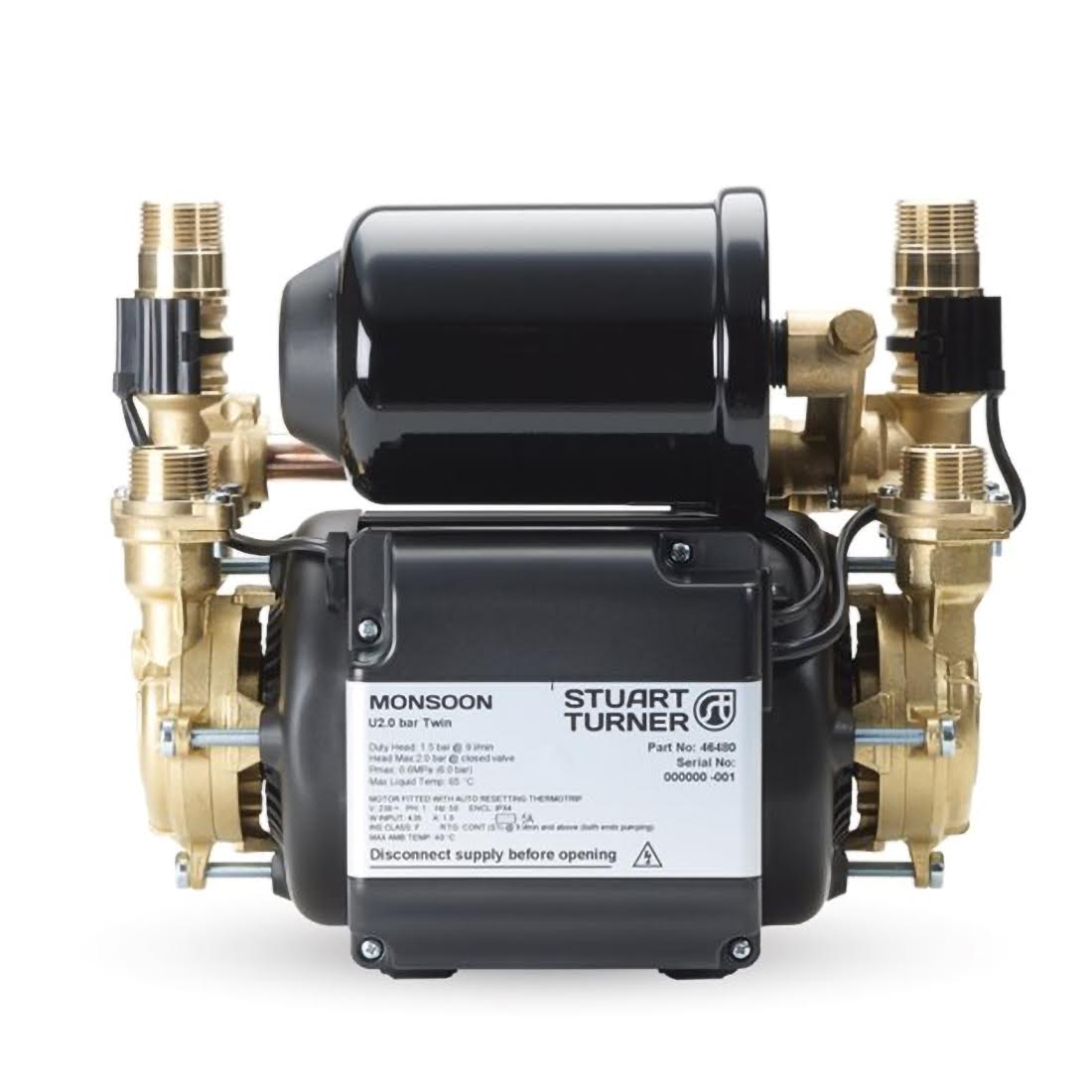 Universal Head Shower Pumps (Twin Impeller) - Plumbworld