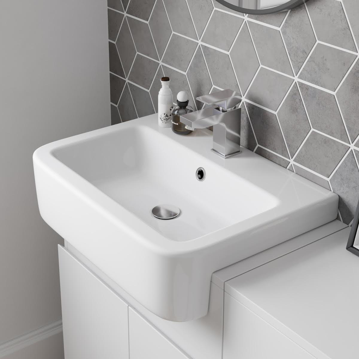 Artis Luna White Gloss Toilet & Vanity Unit with Basin - 1120mm