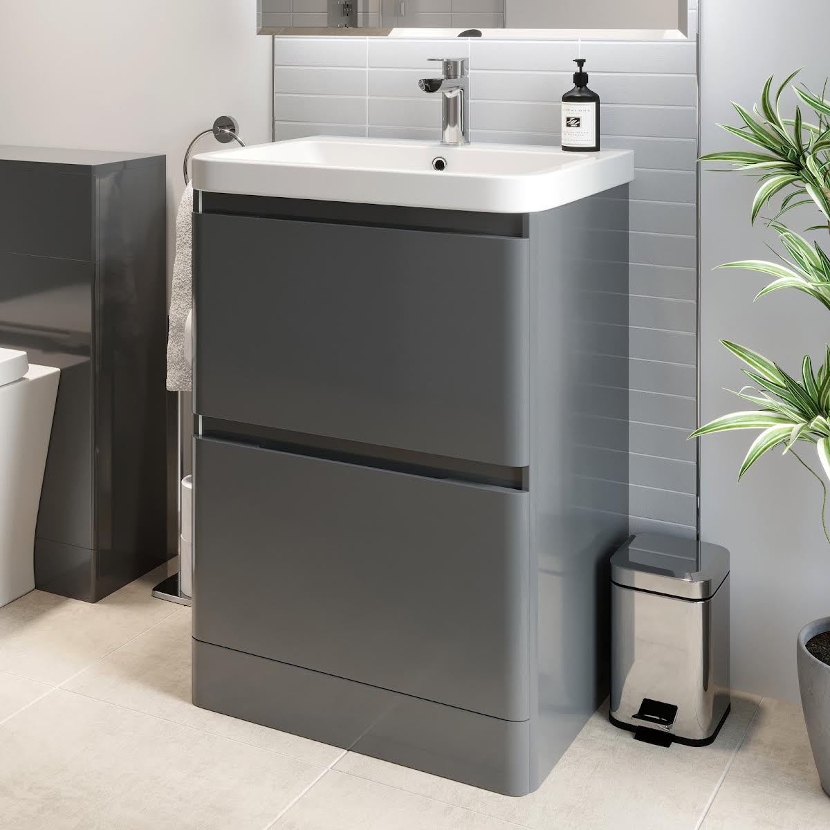 Freestanding Vanity Units - Plumbworld