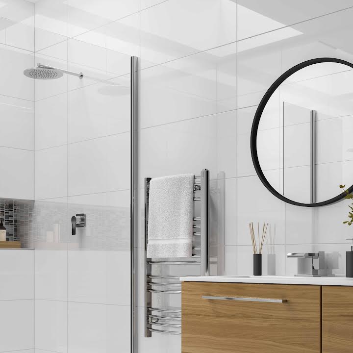 Amiata Artemis White Porcelain Tiles 300 x 600mm