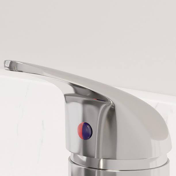 Essentials Pull Out Kitchen Tap - Single Lever Chrome