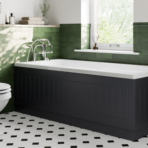 Black Bath Panels - Plumbworld