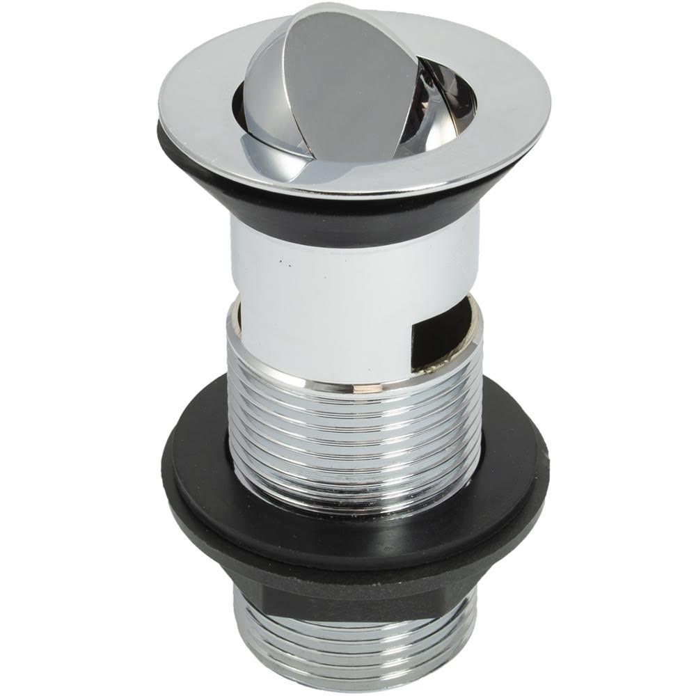 1 1/4" Flip Top Plug Basin Waste - Slotted - For Basin