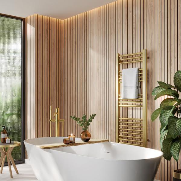 Naturepanel Bleached Cuneo Oak Wall Panel Hydrolock 2400 x 598mm