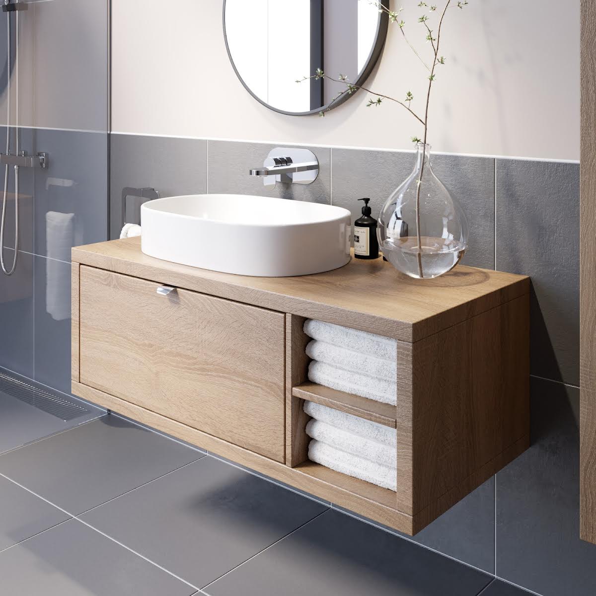 Countertop Vanity Units - Plumbworld