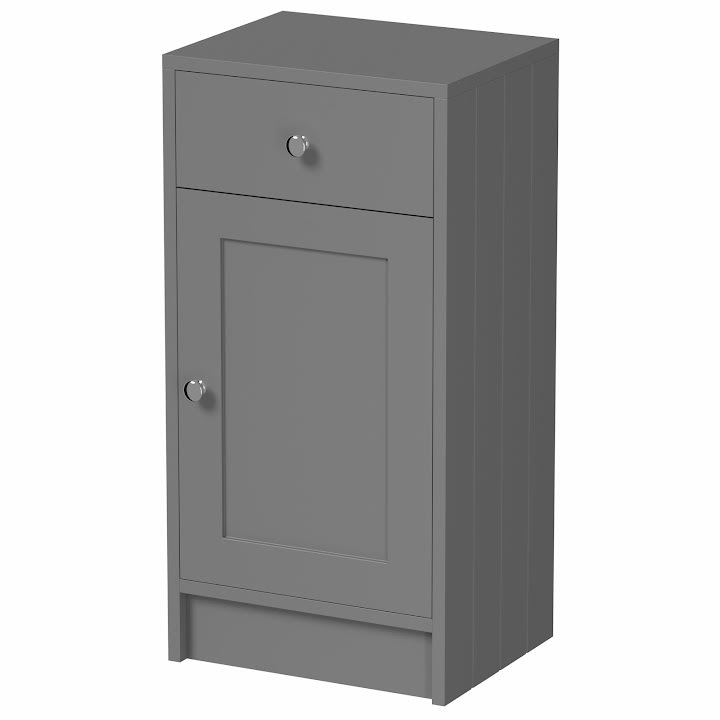 Park Lane Winchester Grey Cloakroom Storage Unit 400mm