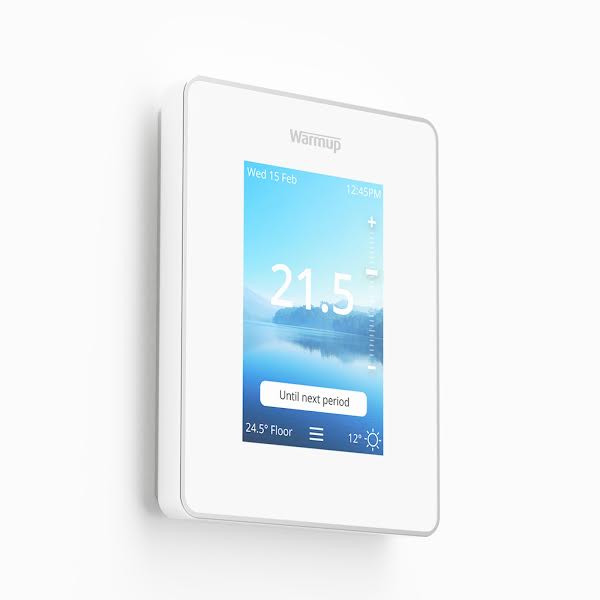 Warmup 6iE WiFi Thermostat Controller Bright Porcelain