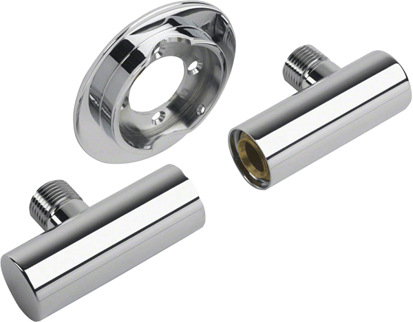 Mira Adjustable Elbow Retrofit Kit for Mini Valves - Chrome