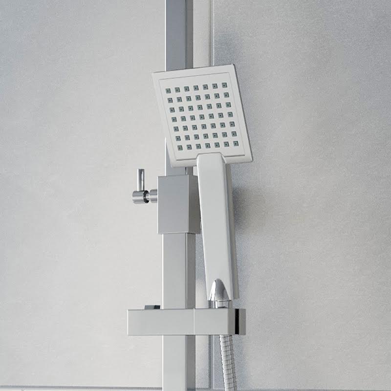 Architeckt Thermostatic Mixer Shower – Square Bar Valve with Square ...