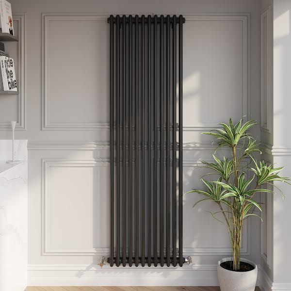 Park Lane Traditional Vertical Colosseum Double Bar Column Radiator ...