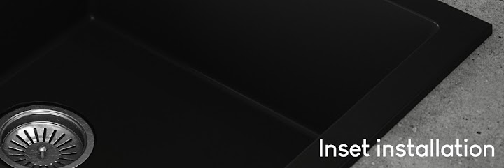 Sauber Kitchen Sink Single Bowl 1000x500mm Black Drainer Composite ...