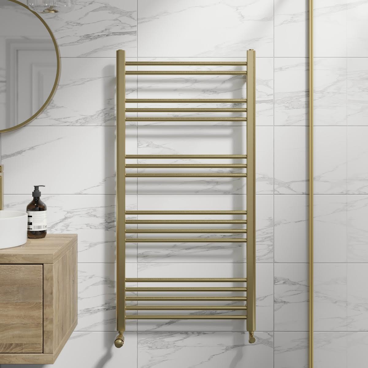 Brass Towel Radiators - Plumbworld