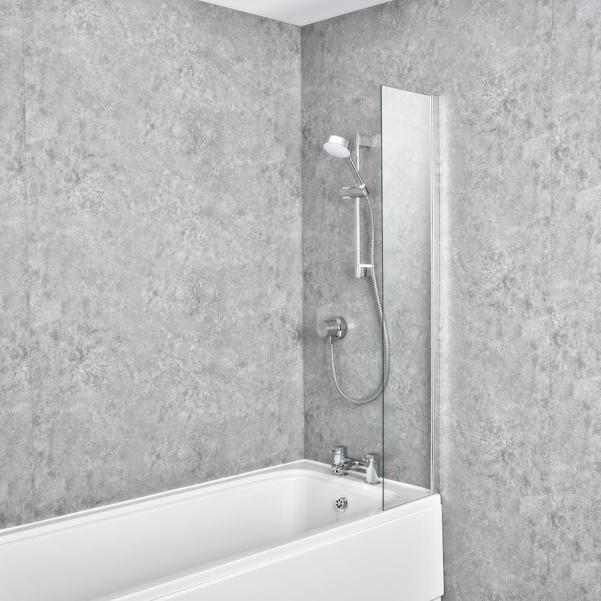 Square Overbath Shower Screens - Plumbworld