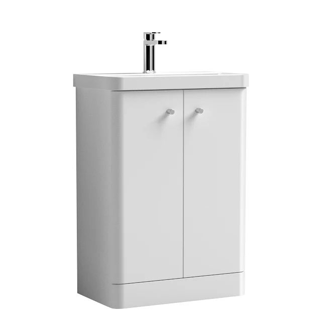 Opula Origin White Vanity Unit with Basin 600mm